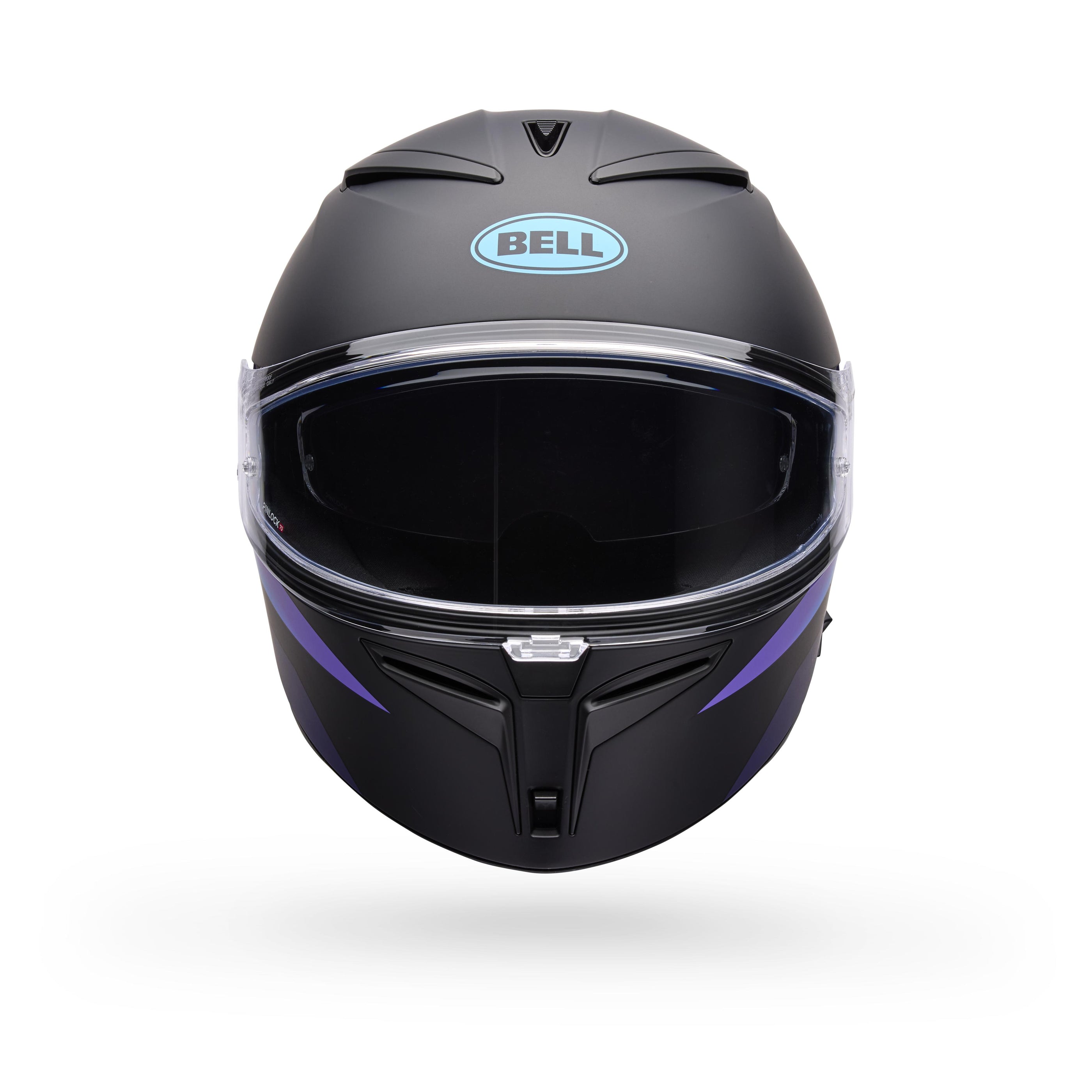 Casco Moto Calle Lithium Passion Negro/Azul Certificado QR Bell ...